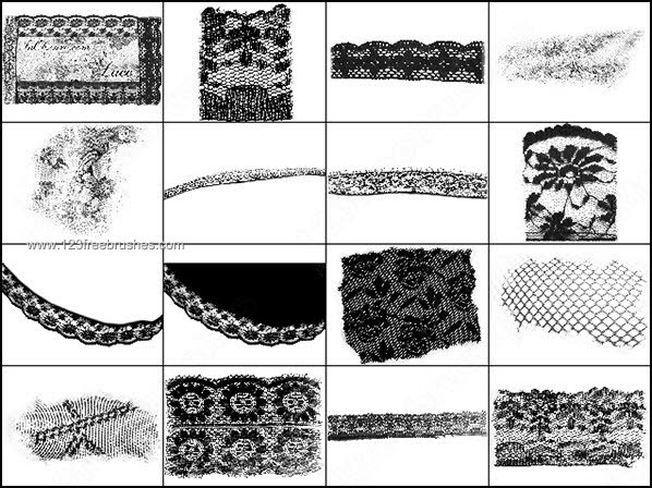 Fishnet Lace Texture Brushes Photoshop Free Photoshop Free Brushes 
